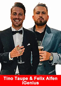 Tino Taupe And Felix Alfen Achieve Crown Rank At iGenius - Direct ...