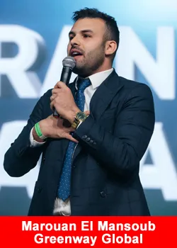 Top leader Marouan El Mansoub Joins Greenway Global - Direct Selling ...